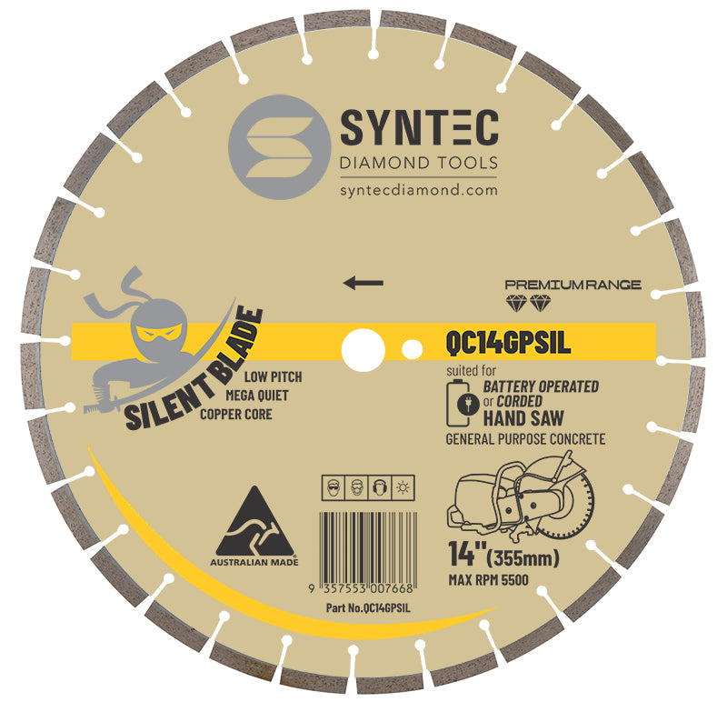 Diamond Blades Premium Range for Cordless Quick Cut Saw – Syntec ...