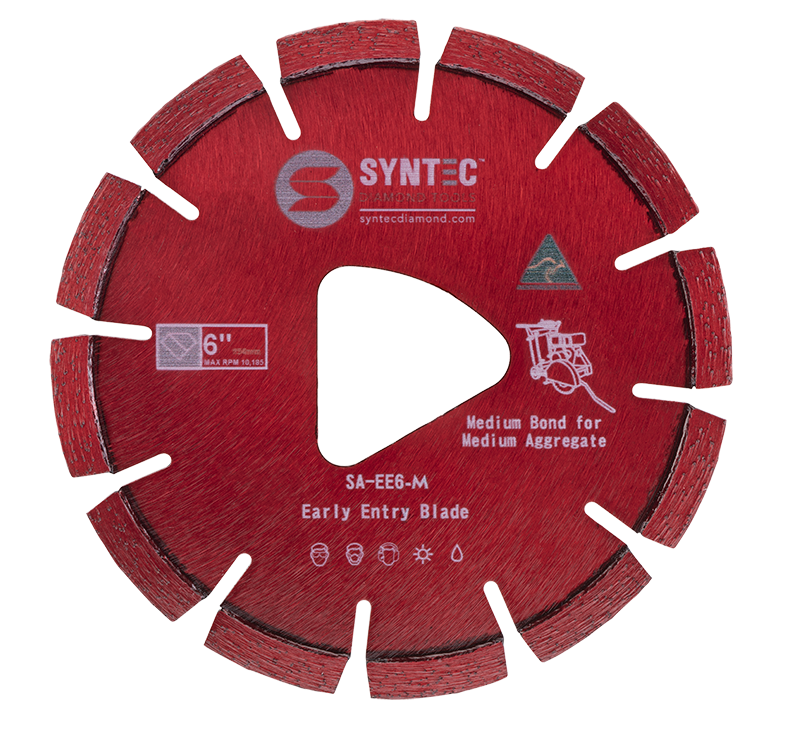 Diamond Blades Early Entry Blade Medium Concrete – Syntec Diamond Tools
